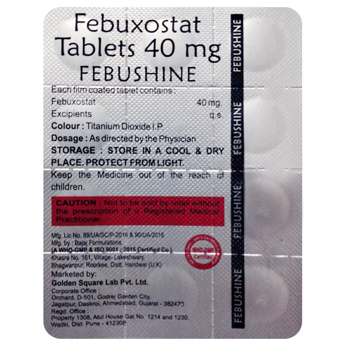 Febushine Tablet | Uses, Side Effects, Price | Apollo Pharmacy
