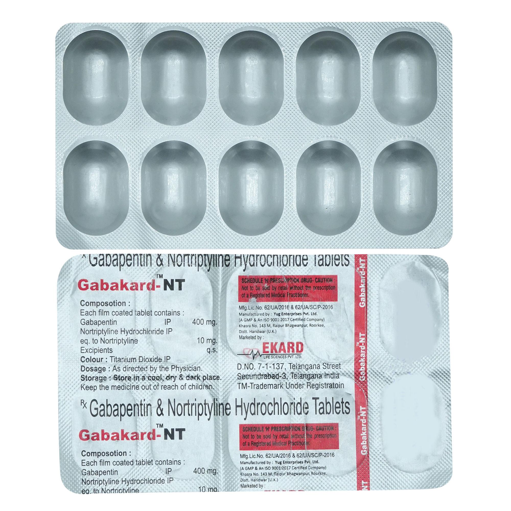 Gabakard-Nt 10's Tablet | Uses, Side Effects, Price | Apollo Pharmacy