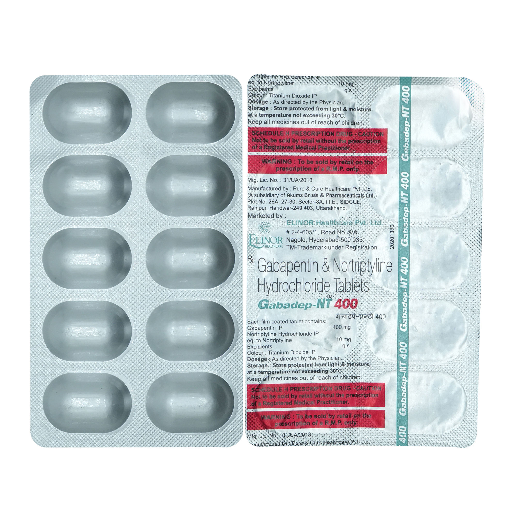 Gabadep-NT 400 Tablet | Uses, Side Effects, Price | Apollo Pharmacy