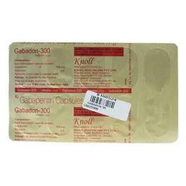 GABADON 300MG CAPSULE | Uses, Side Effects, Price | Apollo Pharmacy