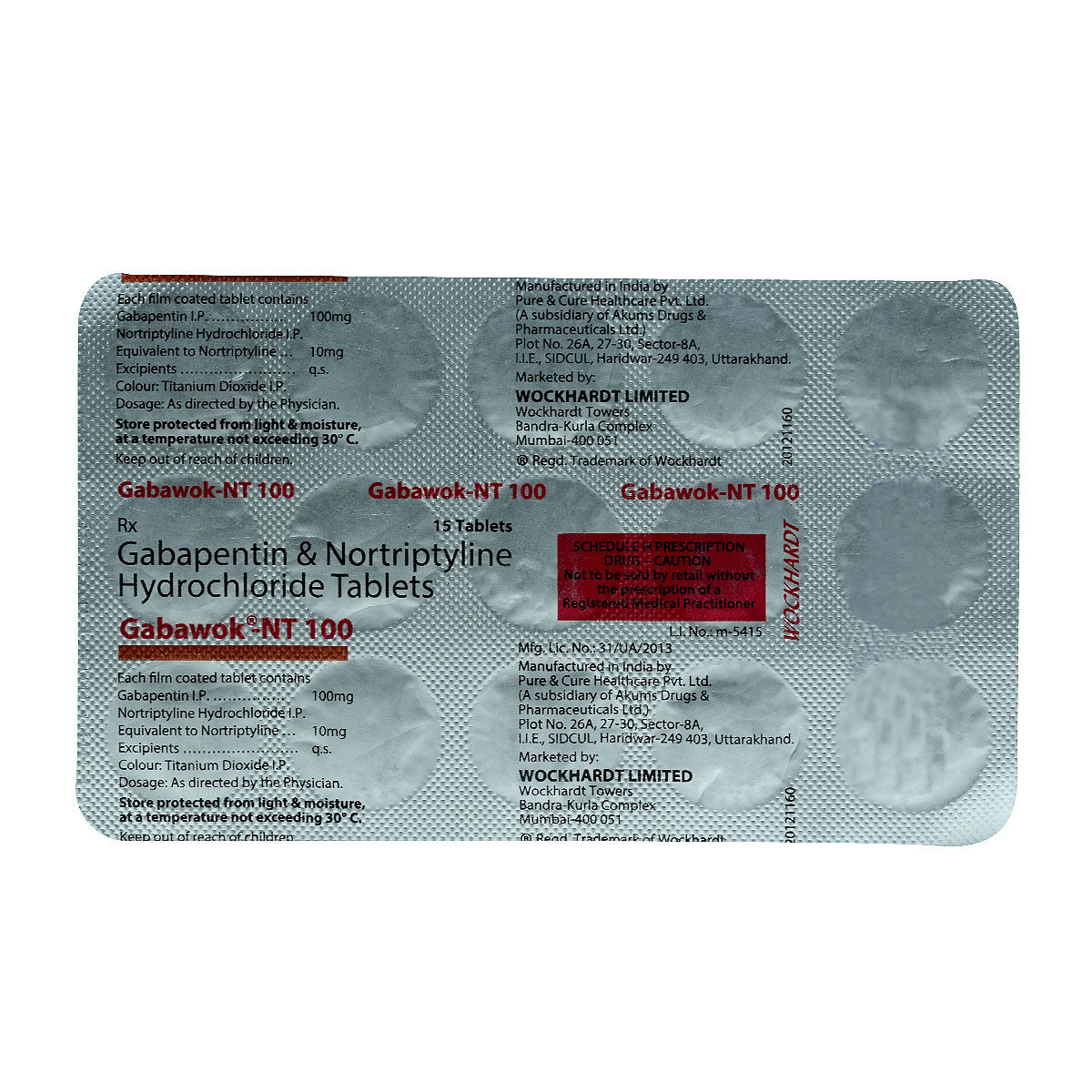 Gabawok-NT 100 Tablet | Uses, Side Effects, Price | Apollo Pharmacy