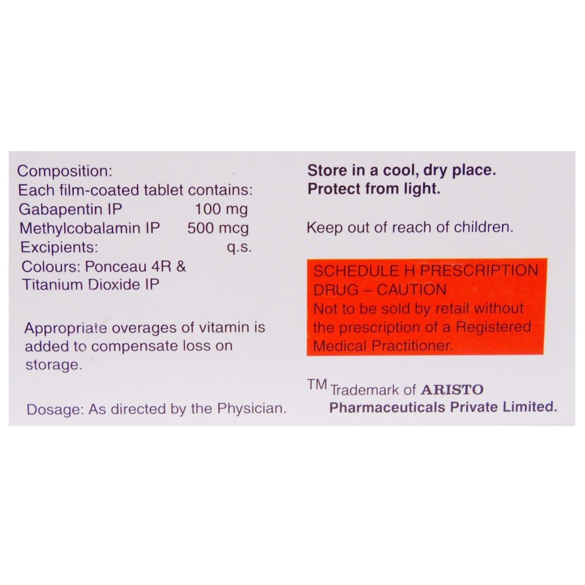 Gabaneuron 100 Tablet | Uses, Side Effects, Price | Apollo Pharmacy