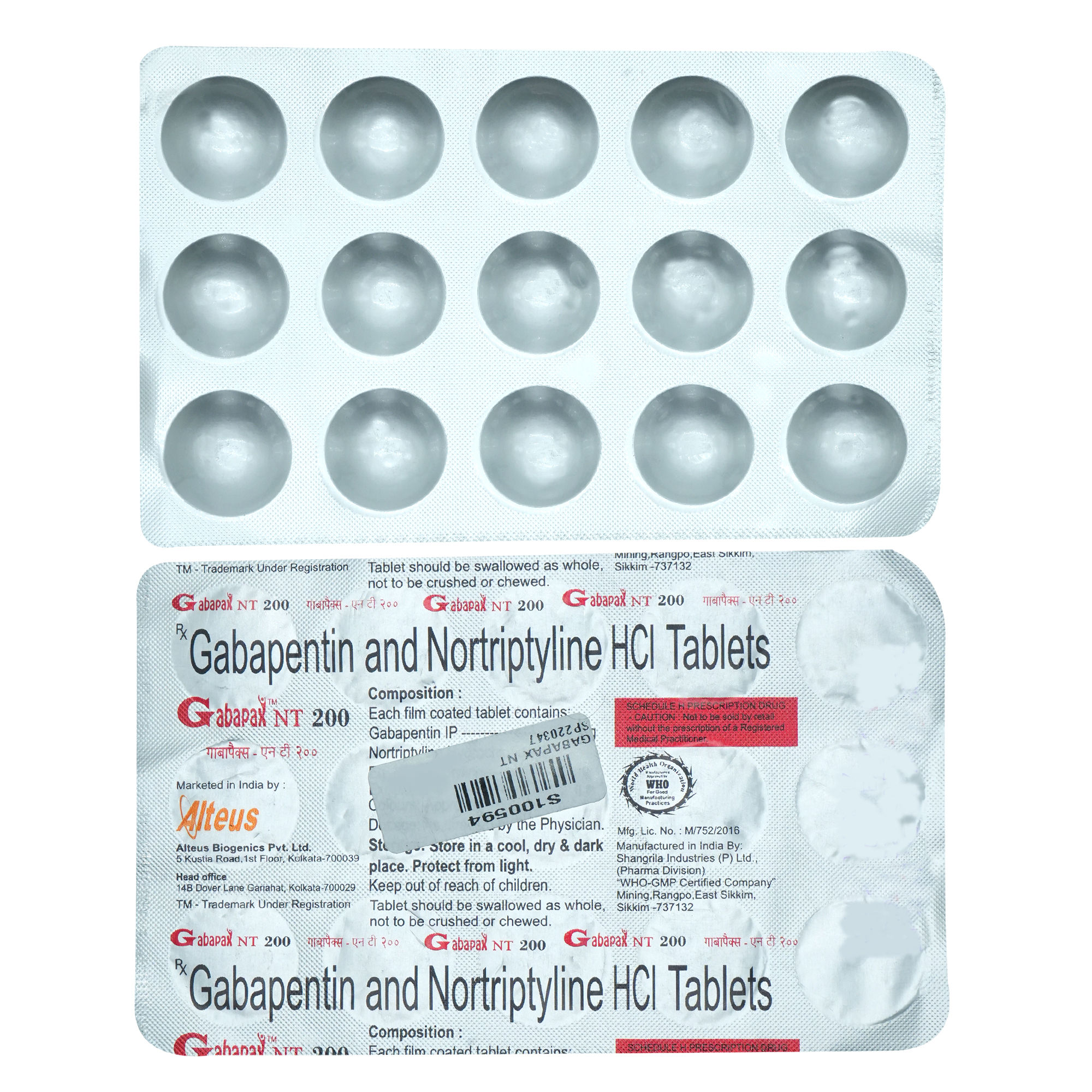 Gabapax NT 200 Tablet | Uses, Side Effects, Price | Apollo Pharmacy