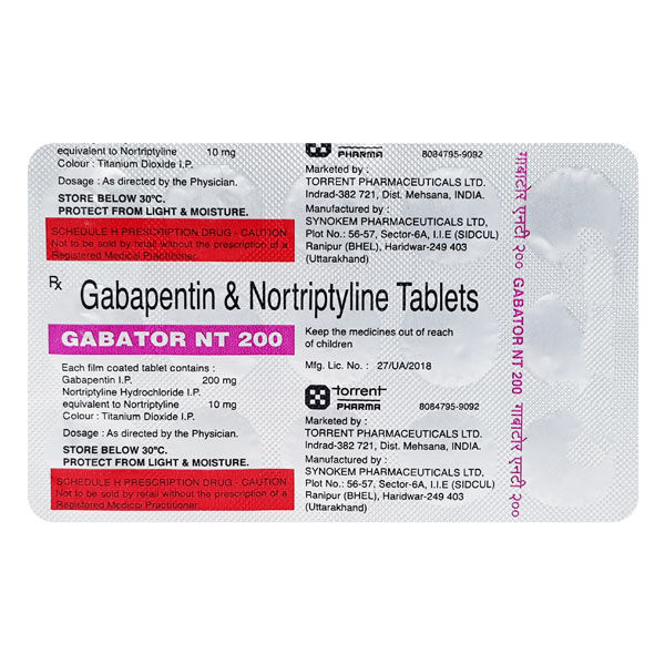 Gabator NT 200 Tablet | Uses, Side Effects, Price | Apollo Pharmacy