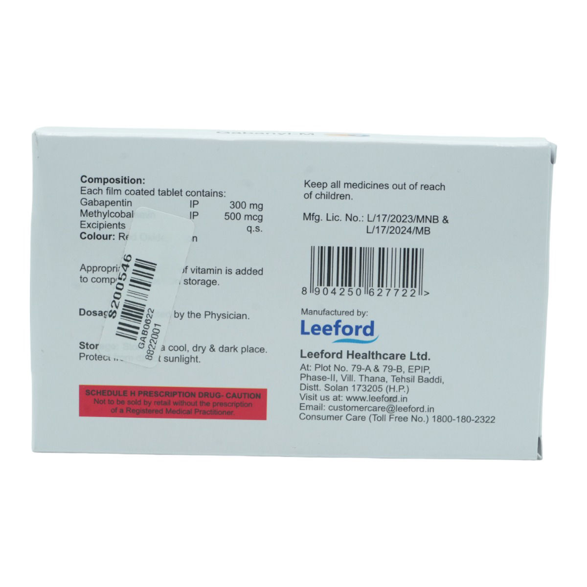 Gabanyl-M Tablet 10's Price, Uses, Side Effects, Composition - Apollo ...