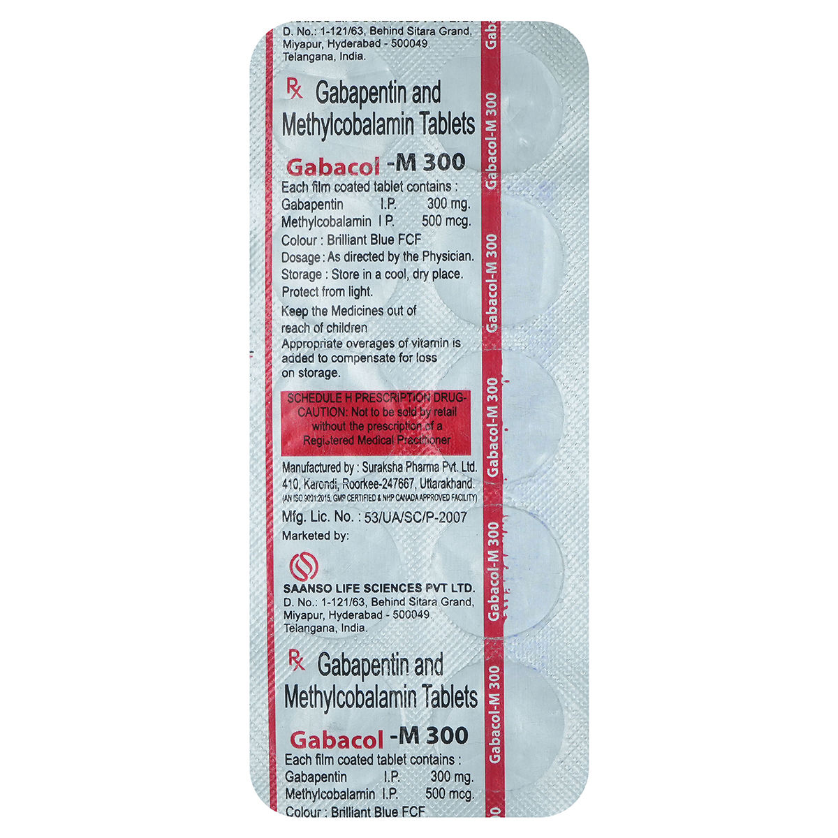 Gabacol-M 300 Tablet | Uses, Side Effects, Price | Apollo Pharmacy