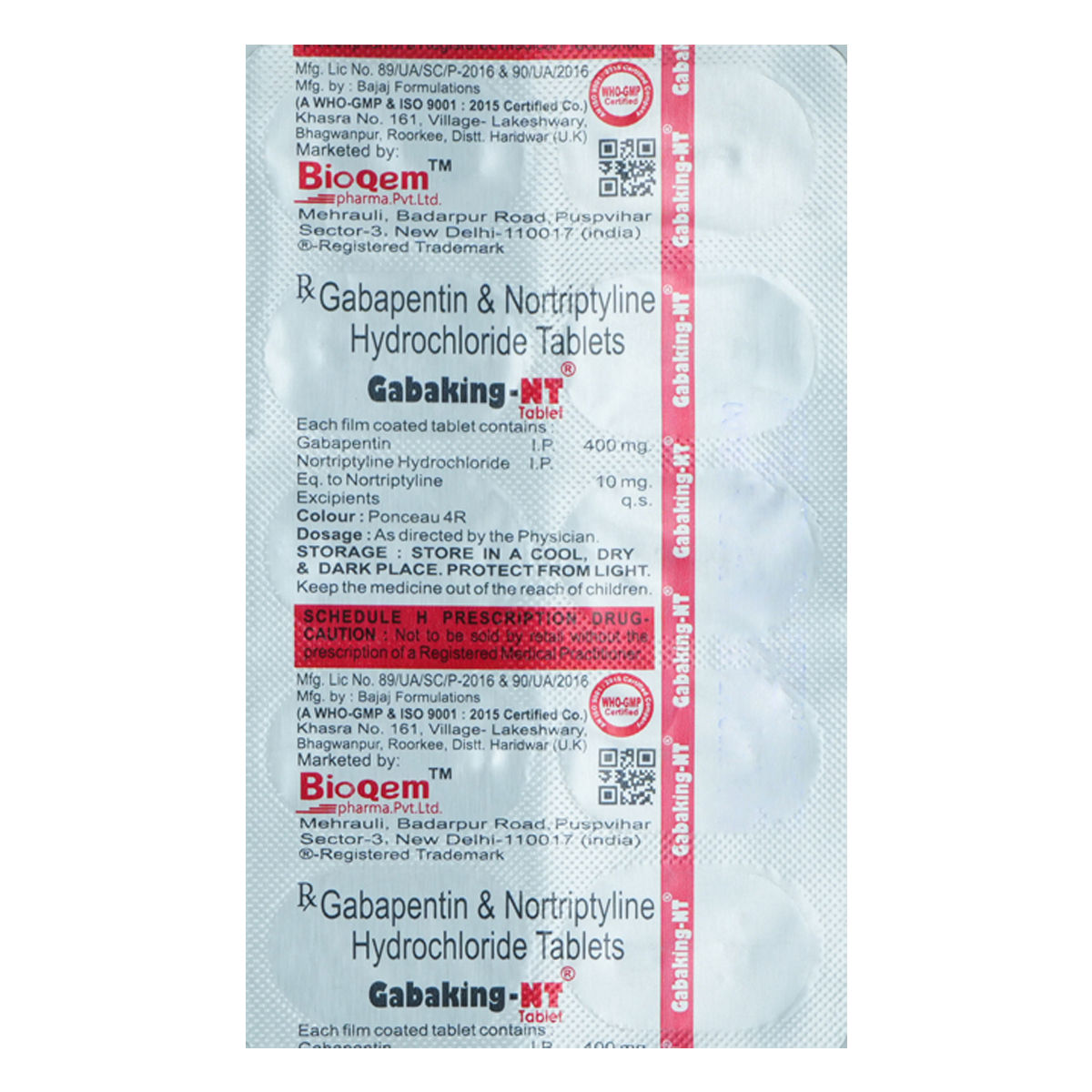 Gabaking-NT Tablet | Uses, Side Effects, Price | Apollo Pharmacy