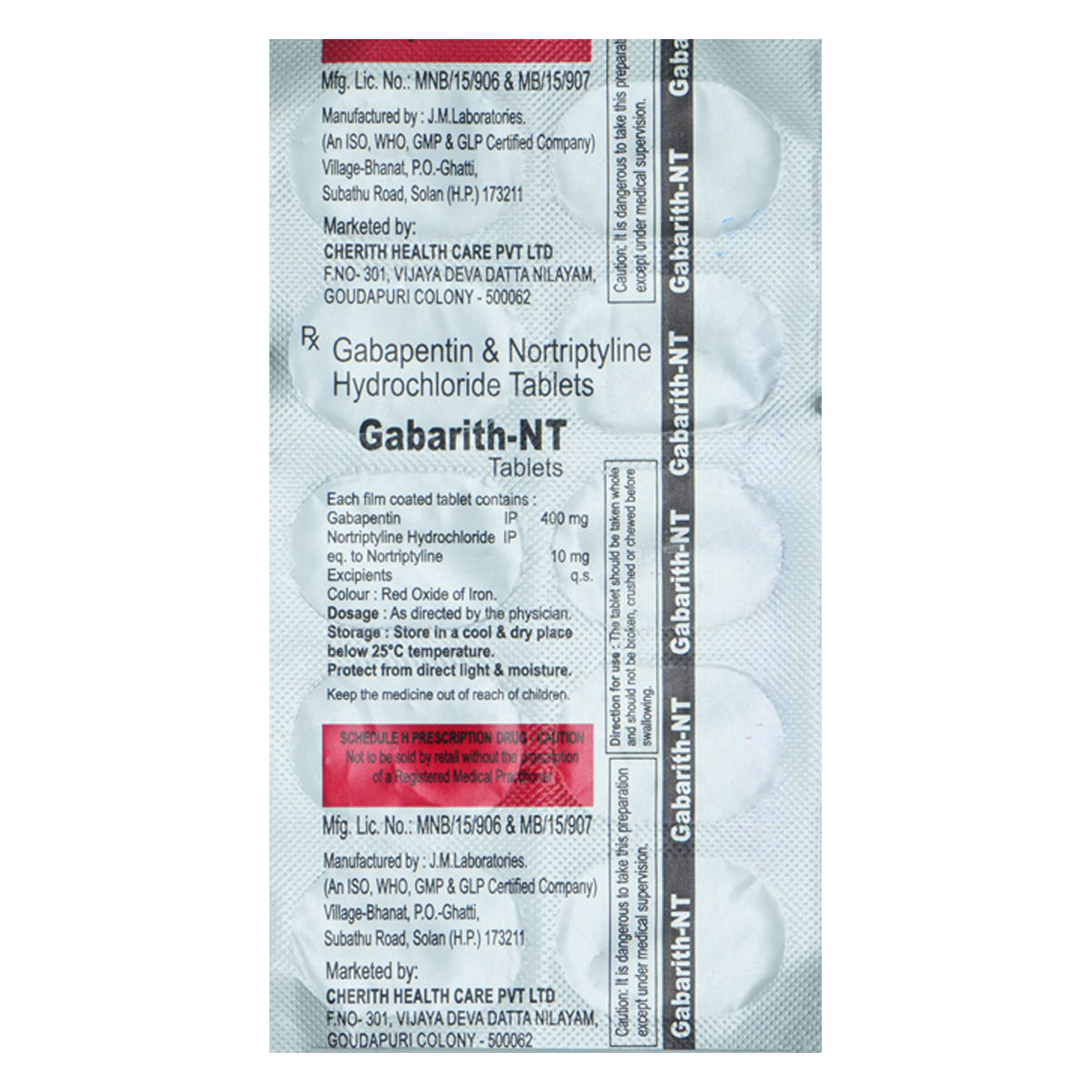 Gabarith-NT Tablet | Uses, Side Effects, Price | Apollo Pharmacy