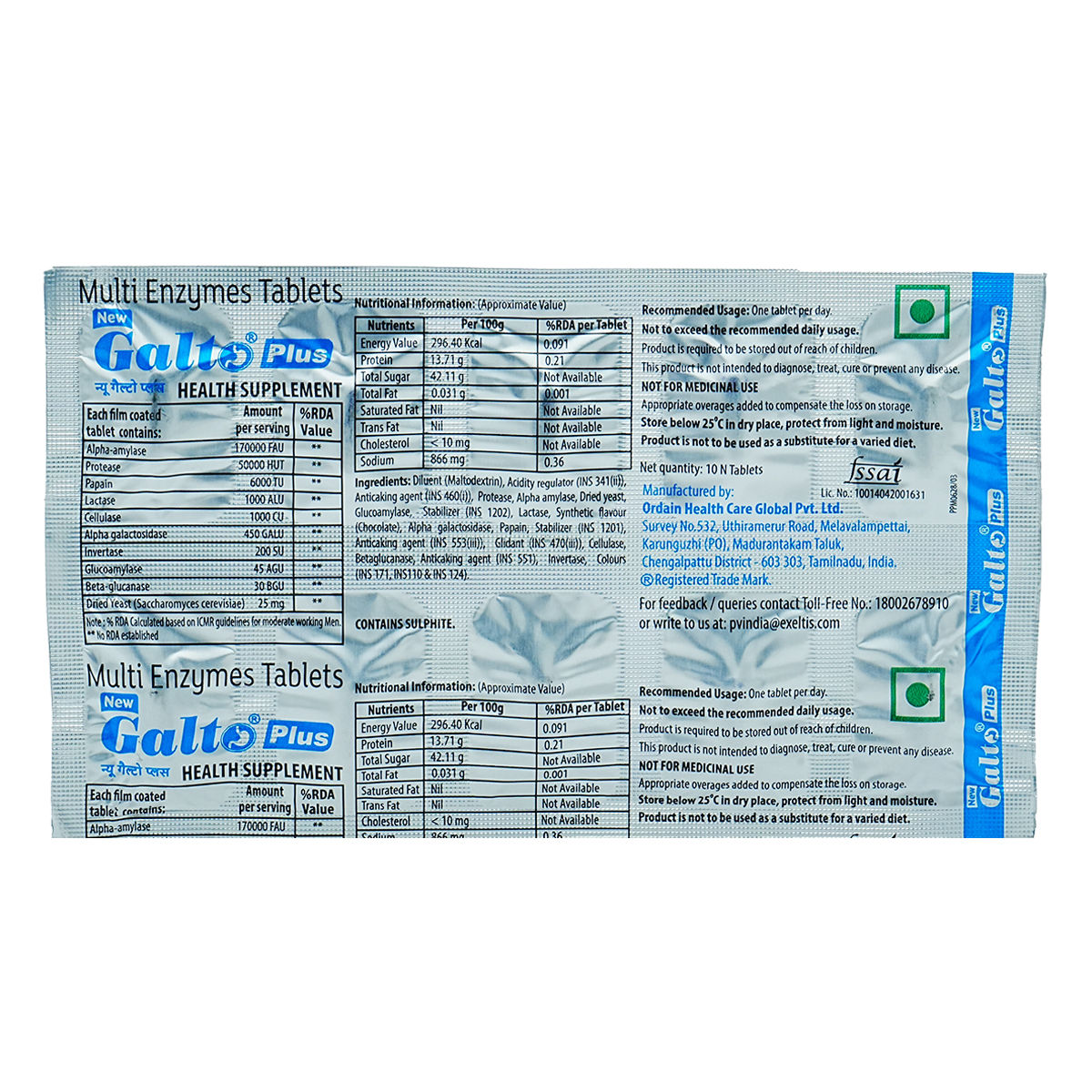 New Galto Plus Tablet | Uses, Side Effects, Price | Apollo Pharmacy