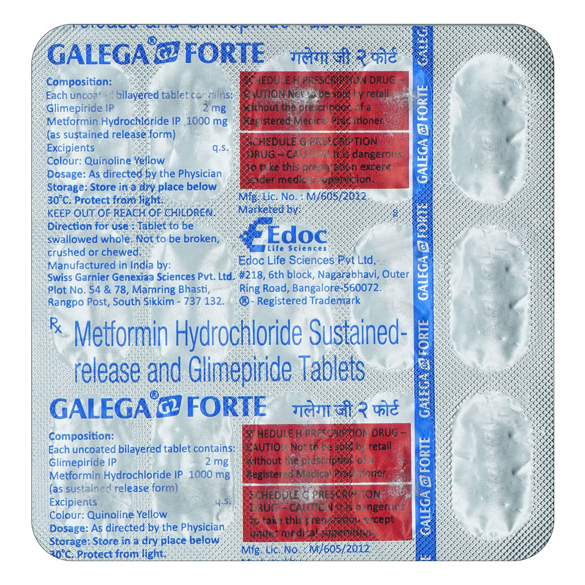Galega G2 Forte Tablet | Uses, Side Effects, Price | Apollo Pharmacy
