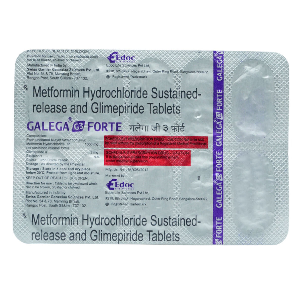 Galega G3 Forte Tablet 10's Price, Uses, Side Effects, Composition ...