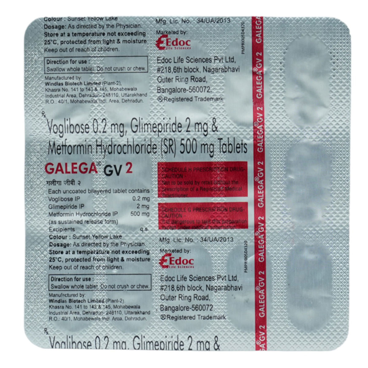 Galega GV 2 Tablet 15's Price, Uses, Side Effects, Composition - Apollo ...