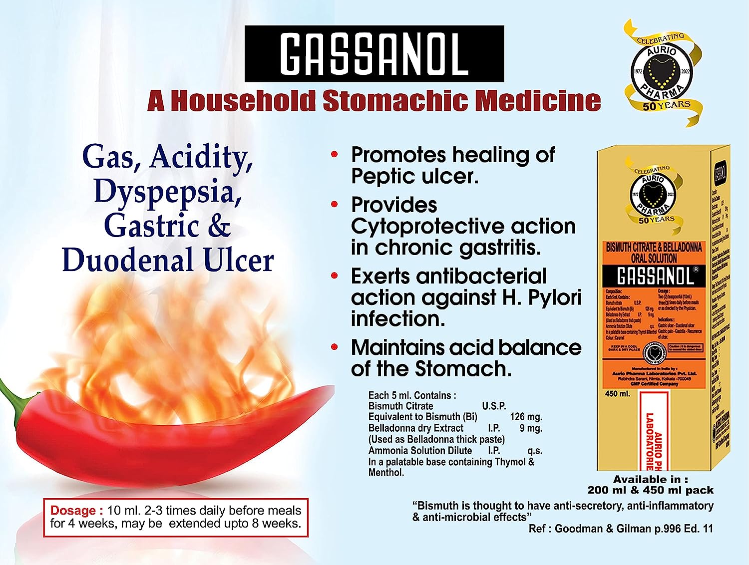Gassanol Oral Solution | Uses, Side Effects, Price | Apollo Pharmacy