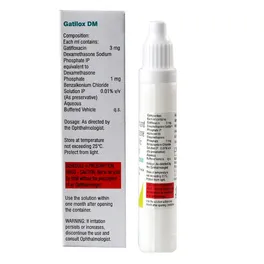 Gatilox DM Eye Drops 5 ml | Uses, Side Effects, Price | Apollo Pharmacy