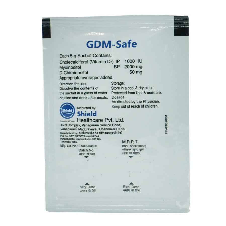 GDM-Safe Sachet 5 gm | Uses, Side Effects, Price | Apollo Pharmacy