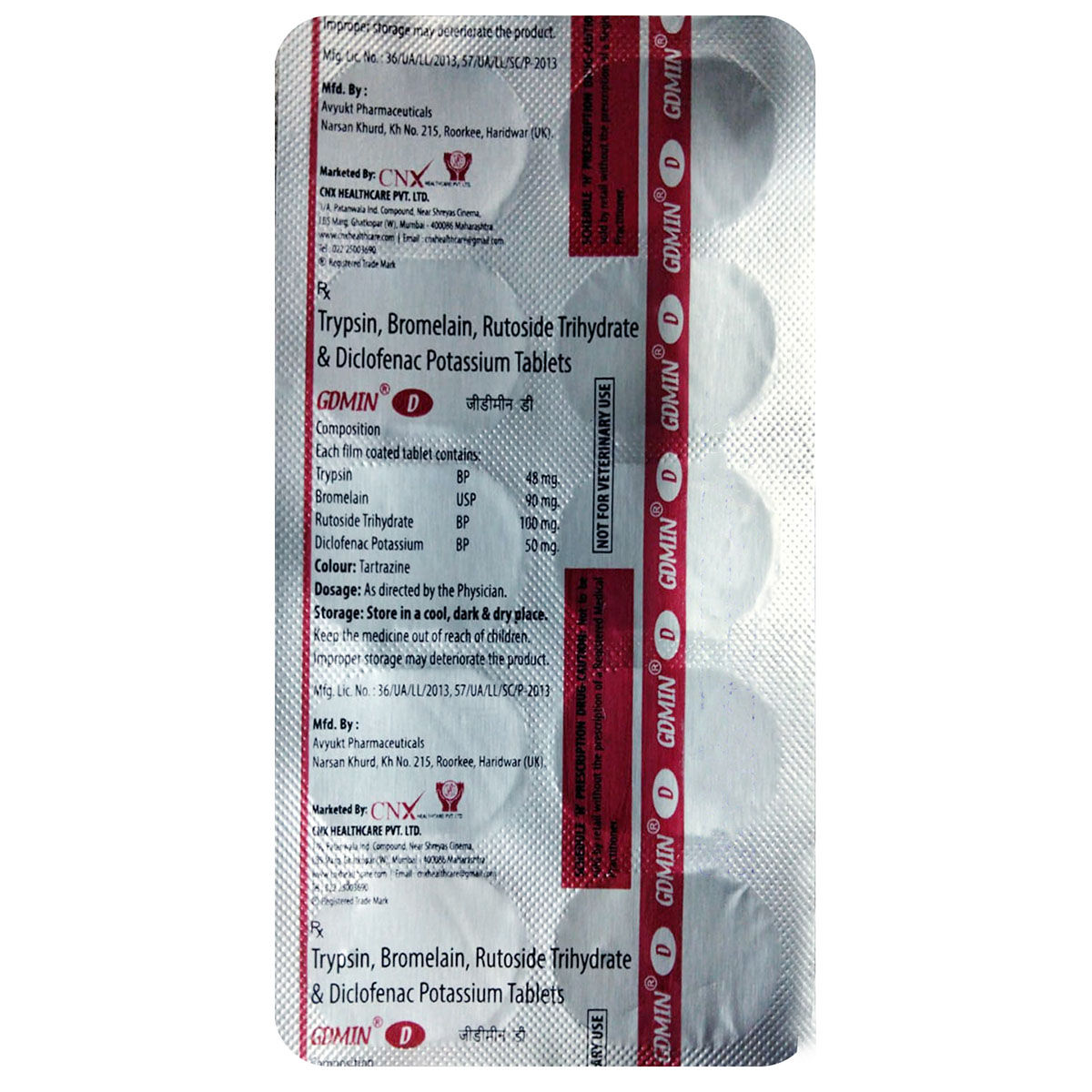 Gdmin D Tablet | Uses, Side Effects, Price | Apollo Pharmacy
