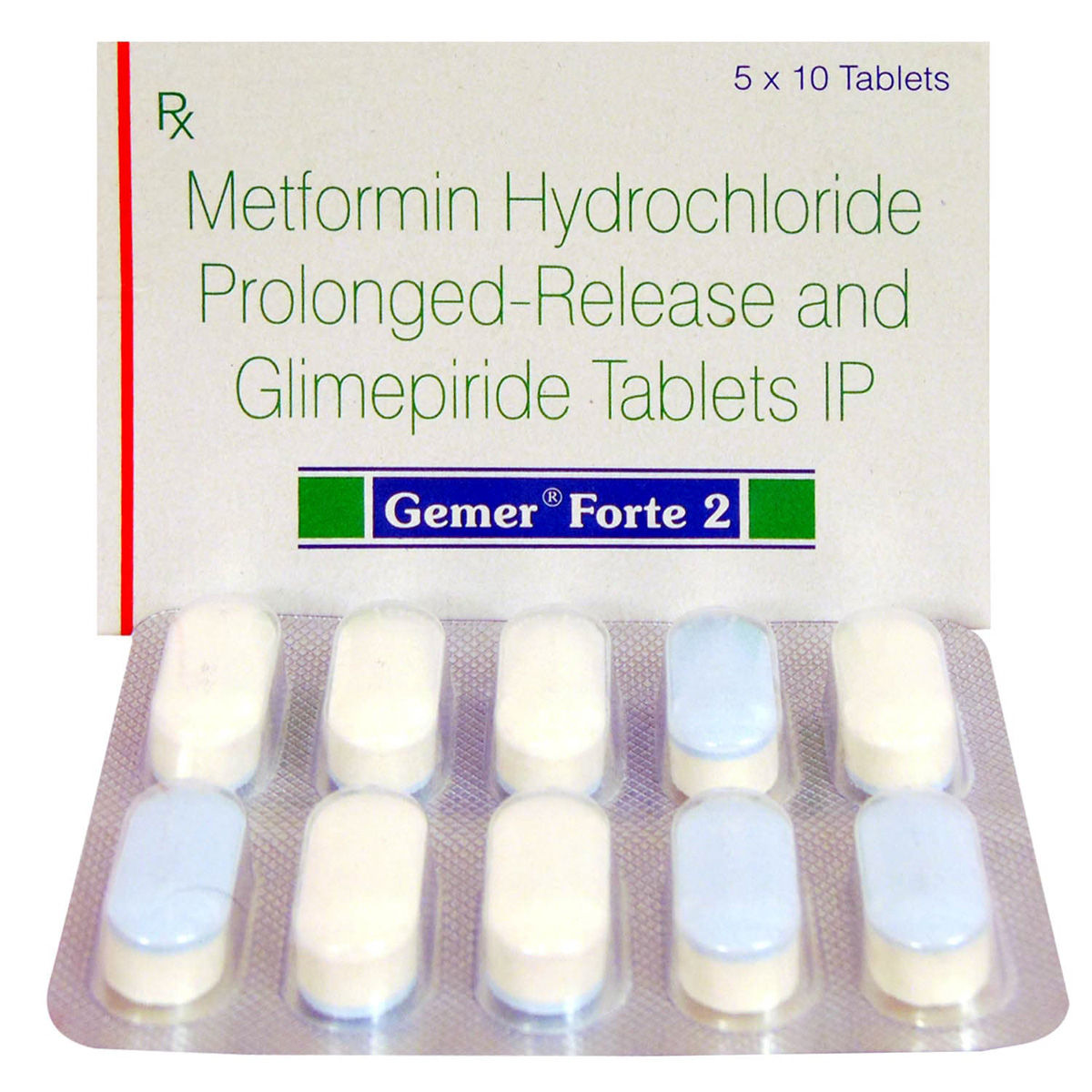 Gemer Forte 2 Tablet | Uses, Side Effects, Price | Apollo Pharmacy