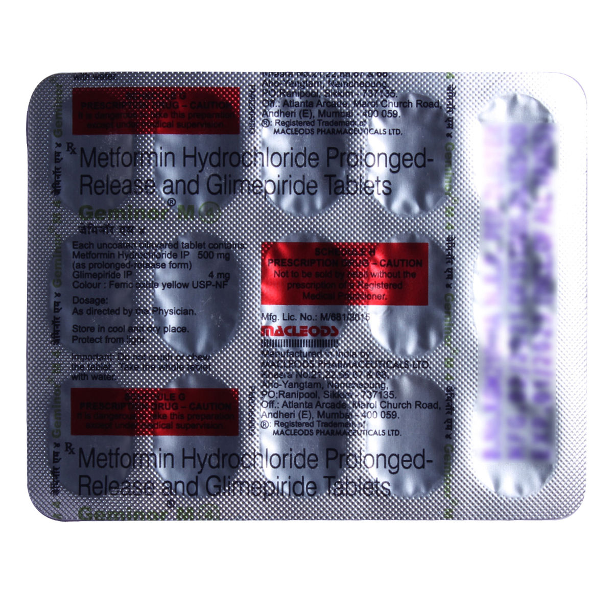 Geminor M4 Tablet | Uses, Side Effects, Price | Apollo Pharmacy