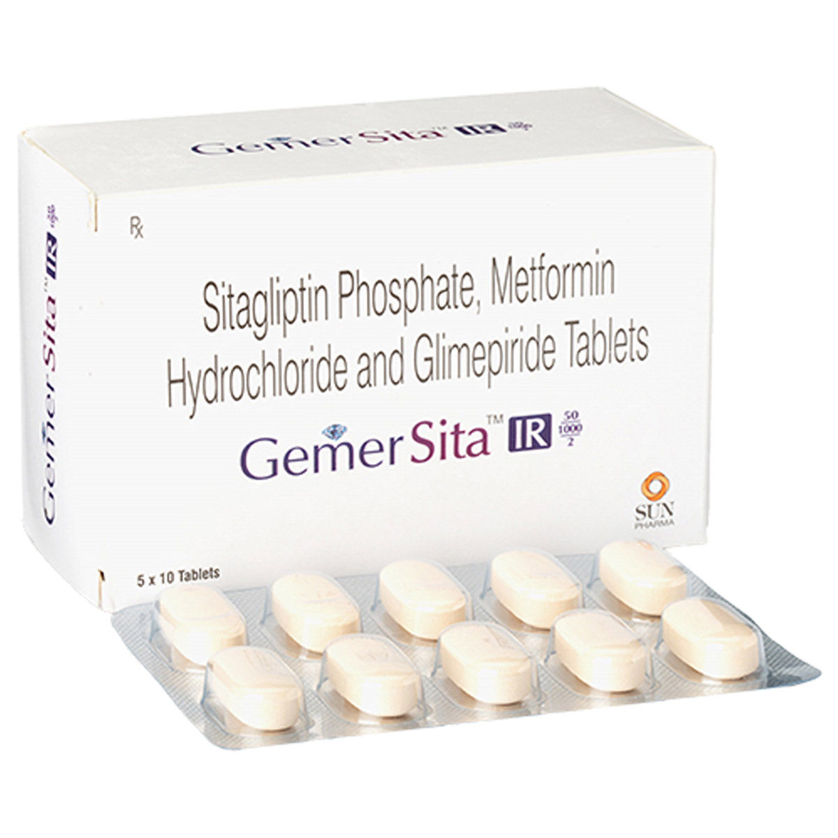 Gemer Sita IR 50/1000/2 Tablet | Uses, Side Effects, Price | Apollo ...