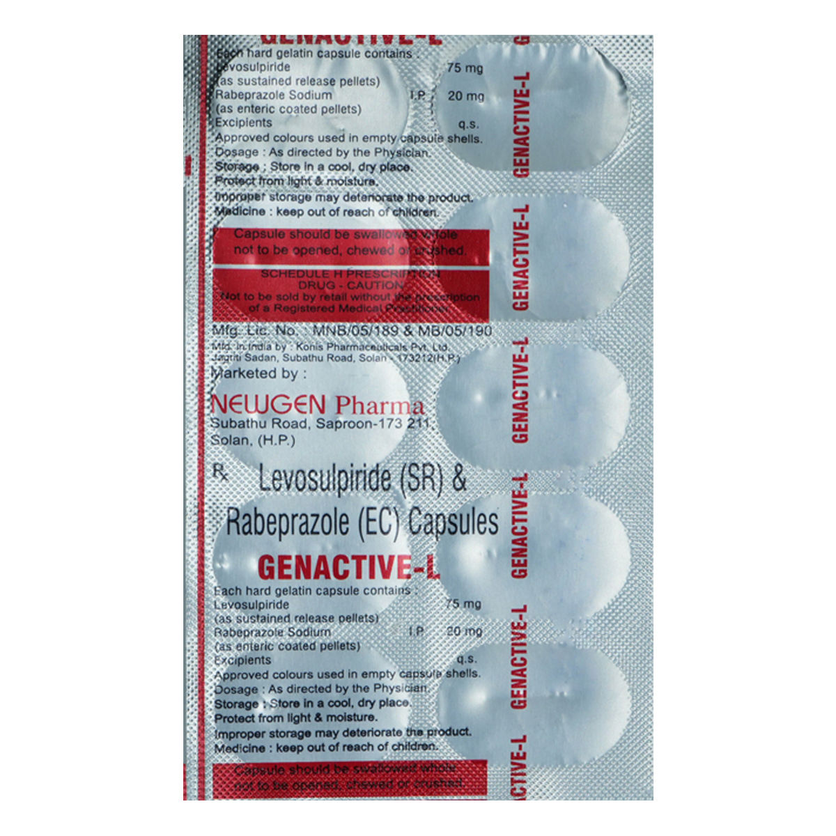 Genactive-L Capsule | Uses, Side Effects, Price | Apollo Pharmacy
