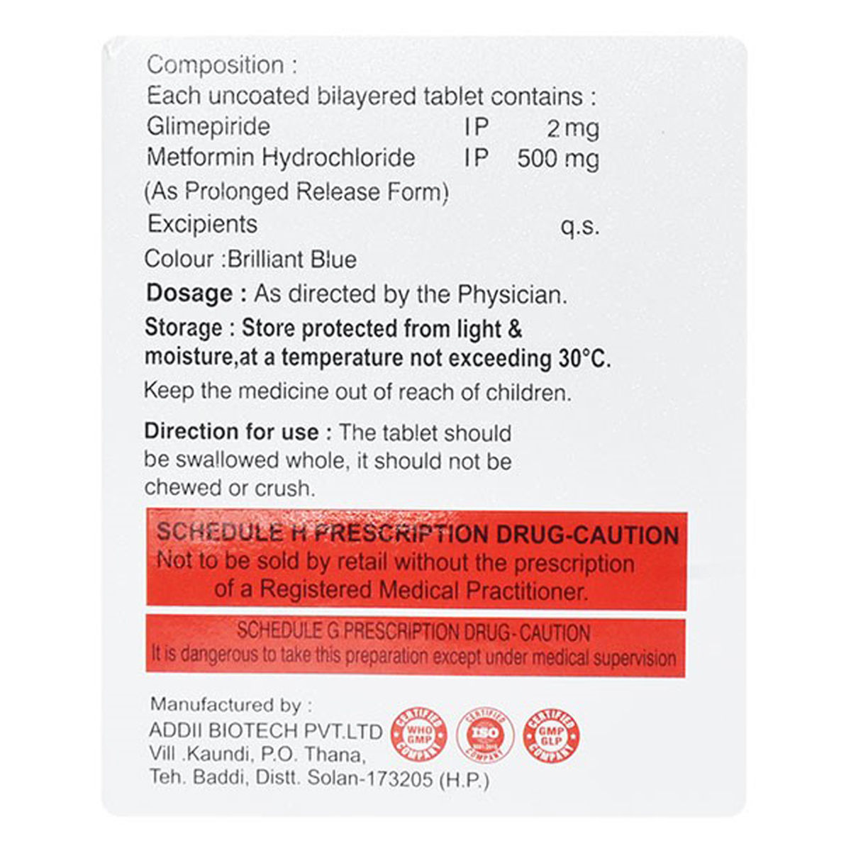 Geoglim G2 Tablet 15's Price, Uses, Side Effects, Composition - Apollo ...