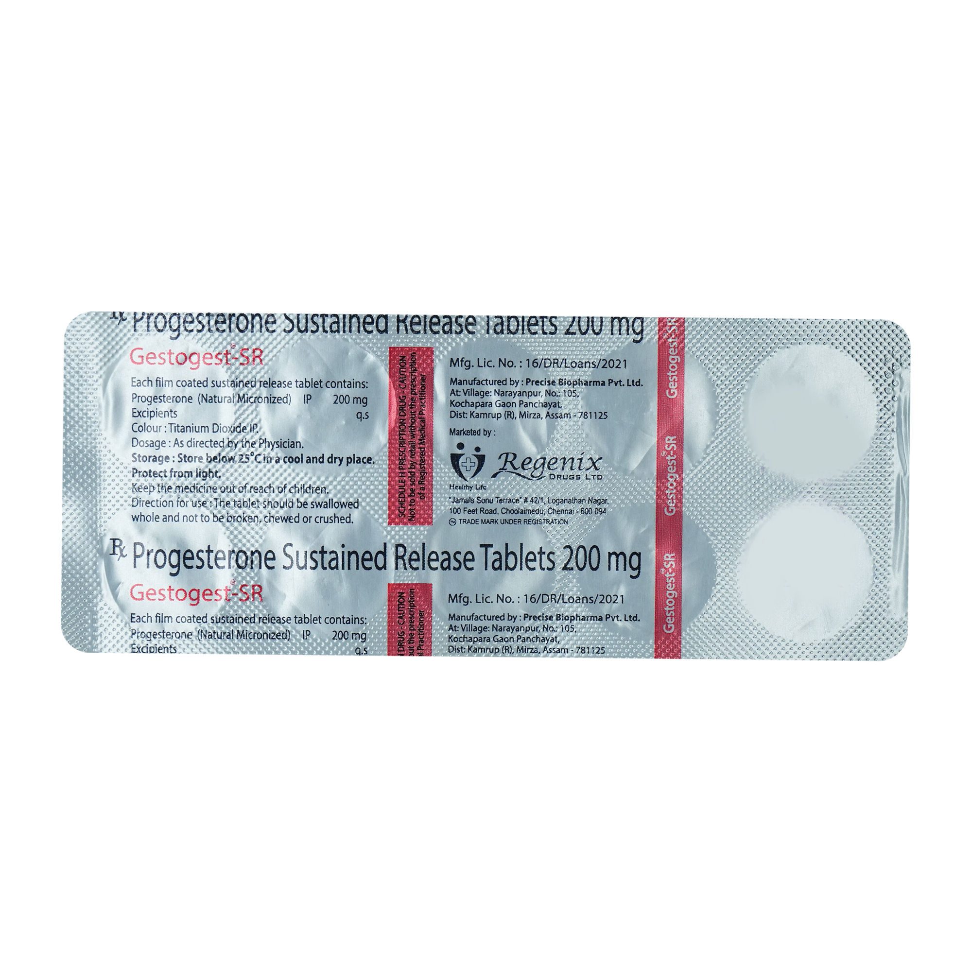 Gestogest SR 200 Tablet 10's Price, Uses, Side Effects, Composition ...