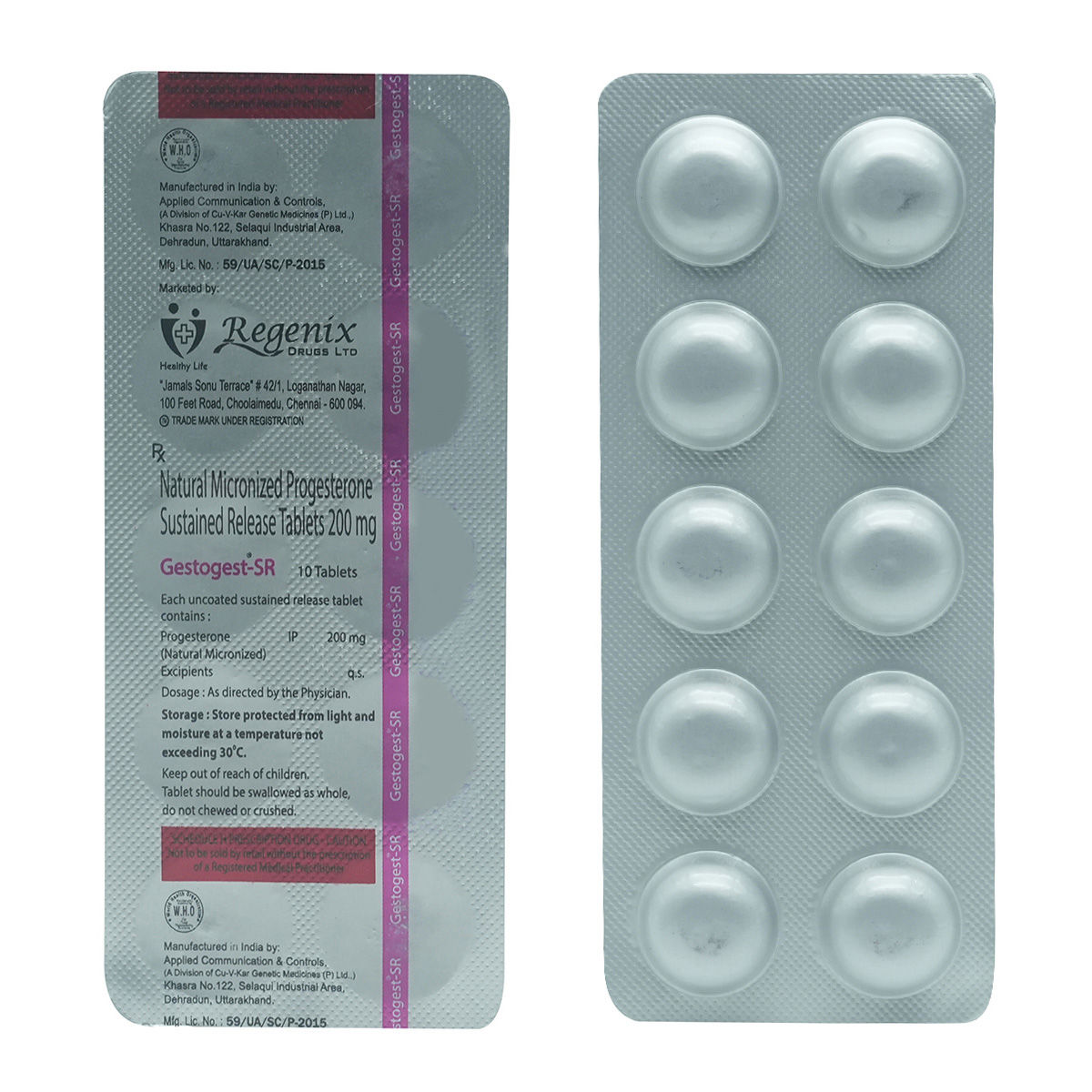 Gestogest SR 200 Tablet 10's Price, Uses, Side Effects, Composition ...