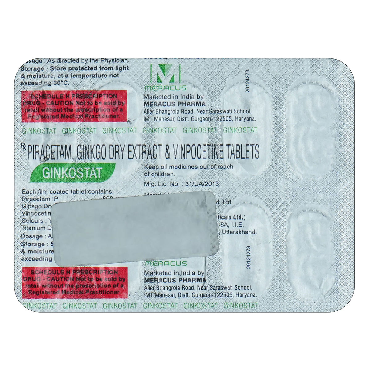 Ginkostat Tablet | Uses, Side Effects, Price | Apollo Pharmacy