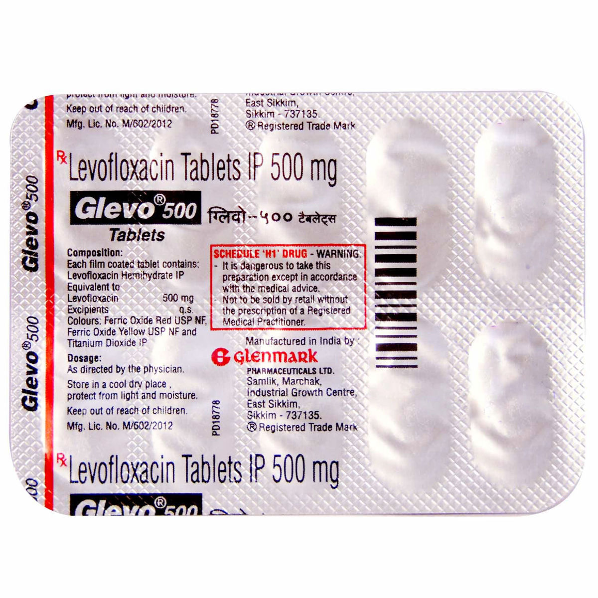 Glevo 500 Tablet | Uses, Side Effects, Price | Apollo Pharmacy