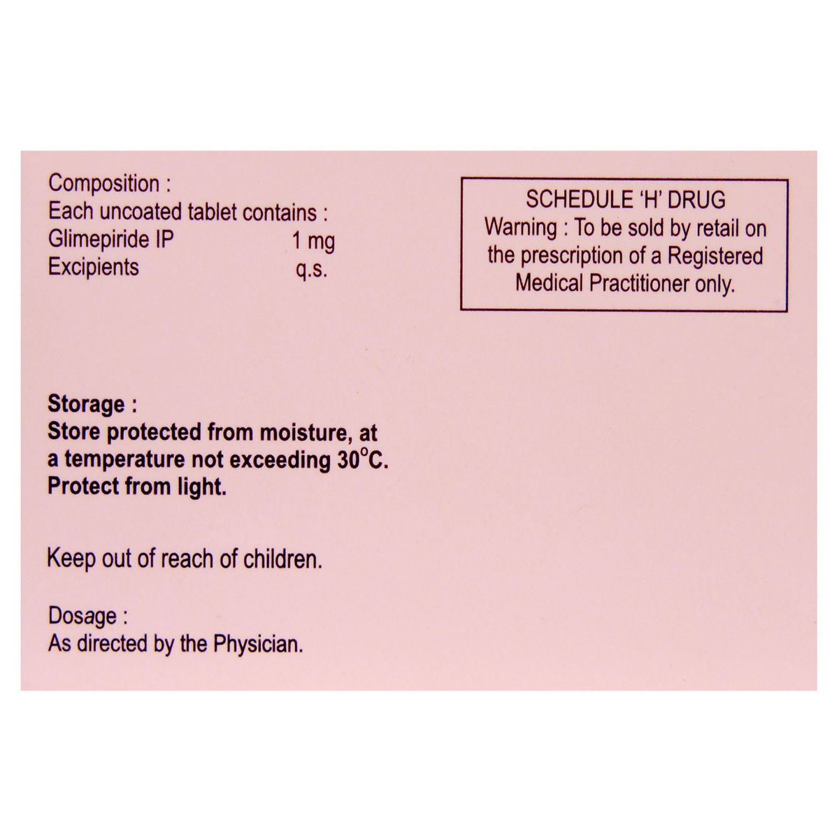 Glimestar-1 Tablet | Uses, Side Effects, Price | Apollo Pharmacy