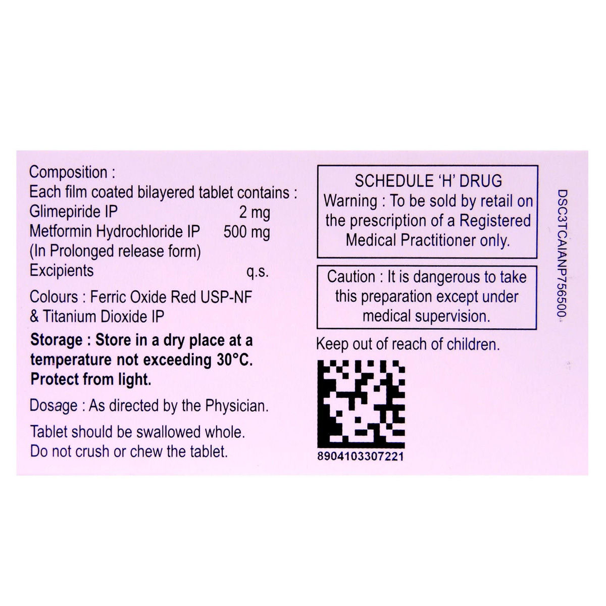 Glimestar M 2 Tablet 10's Price, Uses, Side Effects, Composition ...