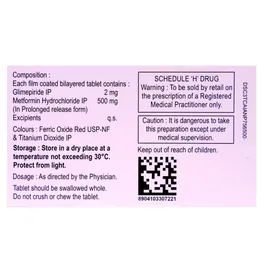 Glimestar M 2 Tablet | Uses, Side Effects, Price | Apollo Pharmacy
