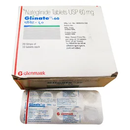 Glinate-60 Tablet | Uses, Side Effects, Price | Apollo Pharmacy