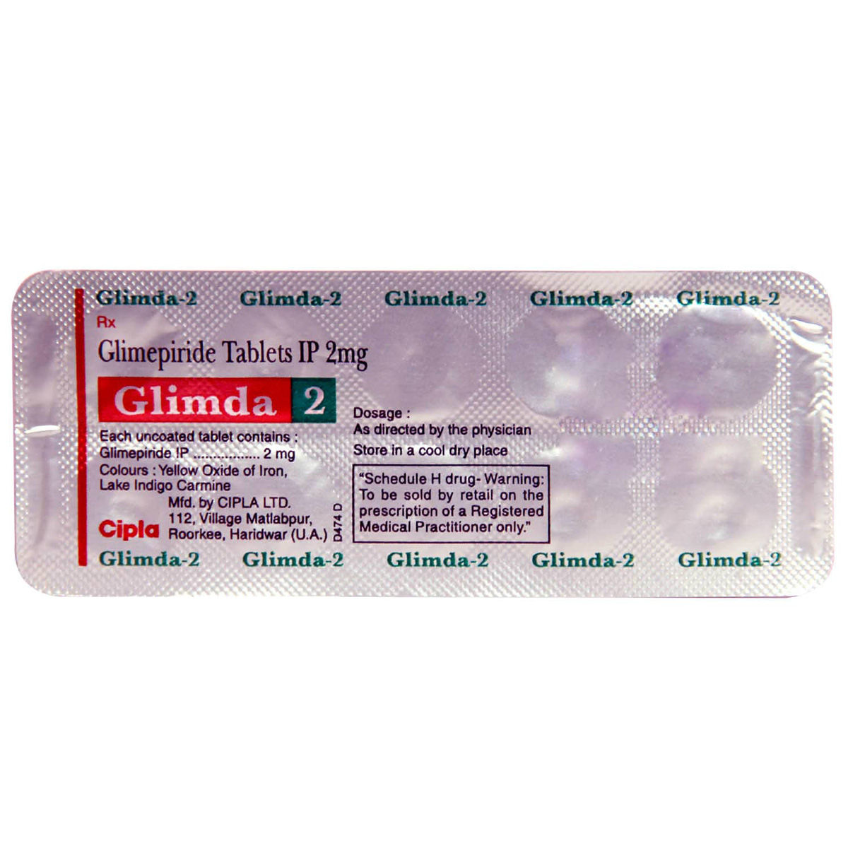 Glimda 2 Tablet 10's Price, Uses, Side Effects, Composition - Apollo ...