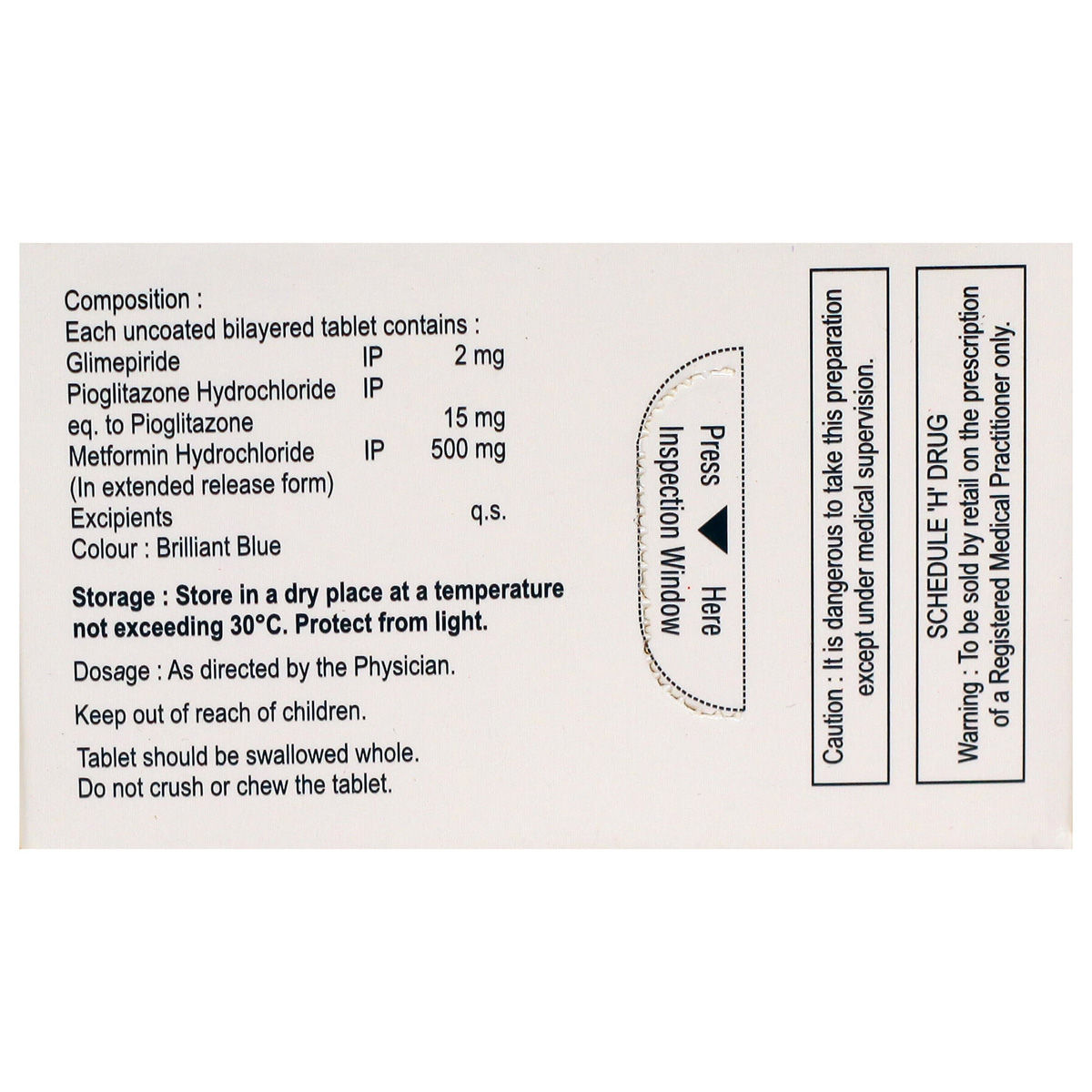 Glimestar-PM 2 Tablet 10's Price, Uses, Side Effects, Composition ...