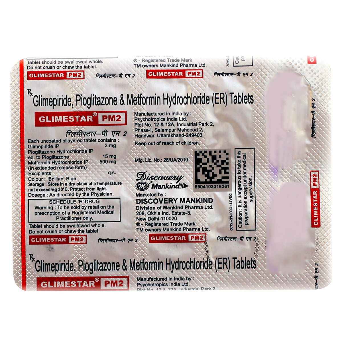 Glimestar-PM 2 Tablet | Uses, Side Effects, Price | Apollo Pharmacy
