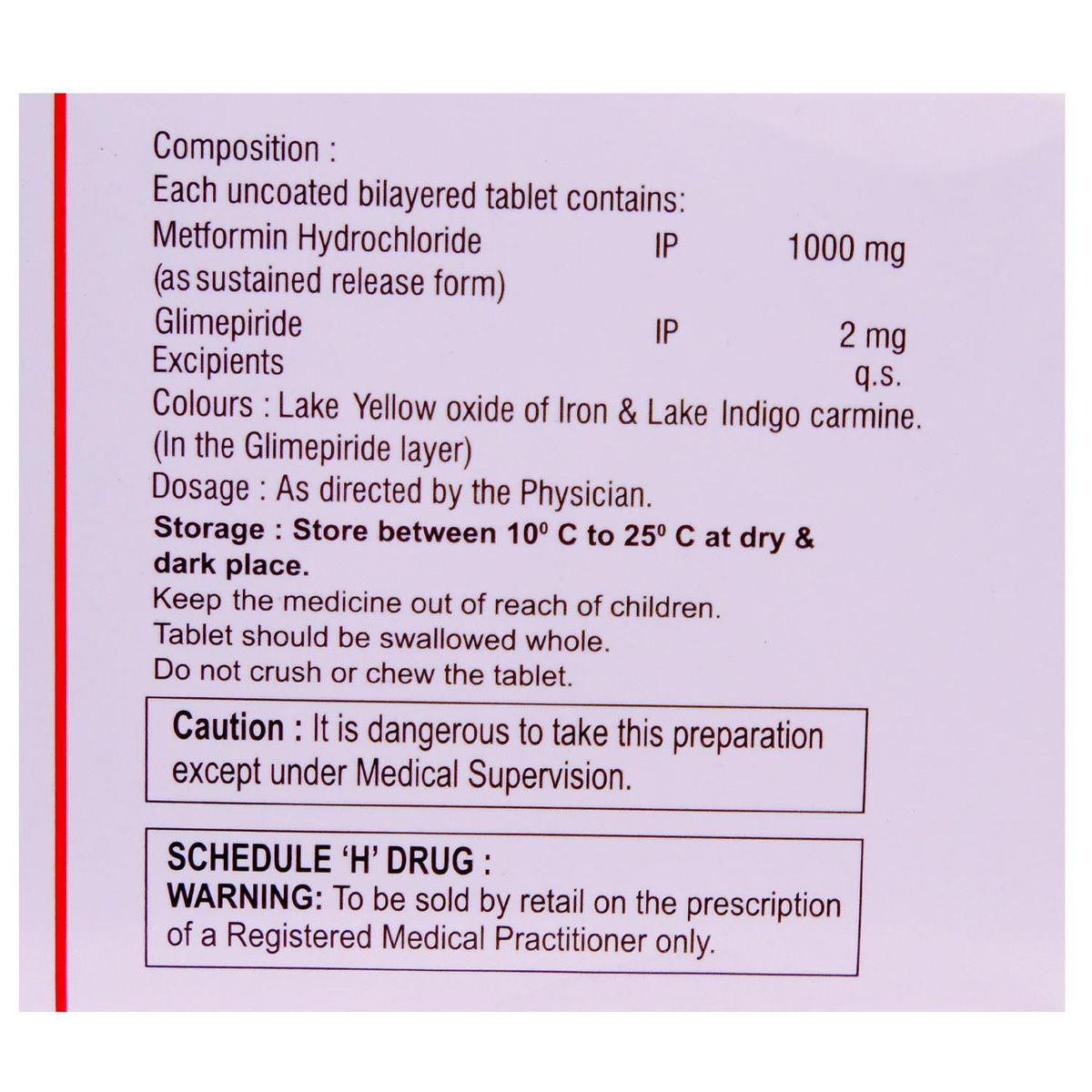 Glimisave M 2 Forte Tablet 15's Price, Uses, Side Effects, Composition ...