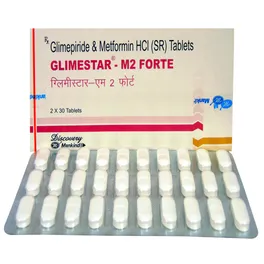 Glimestar M 2 Forte Tablet | Uses, Side Effects, Price | Apollo Pharmacy