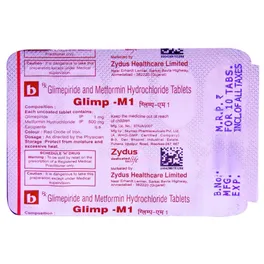 Glimp M 1 Tablet | Uses, Side Effects, Price | Apollo Pharmacy