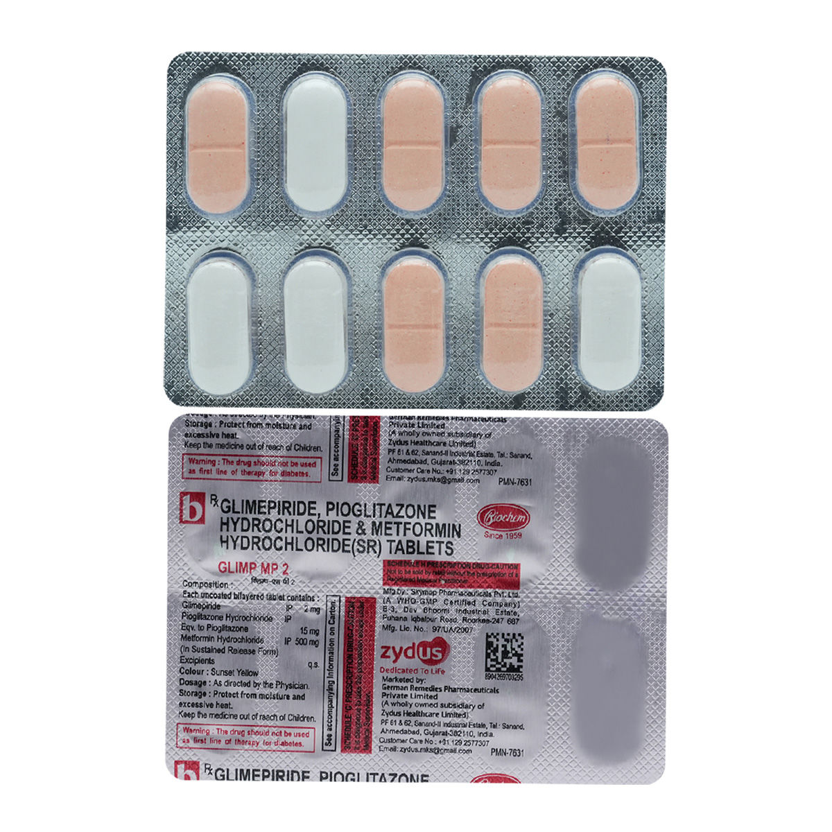 Glimp-MP2 Tablet | Uses, Side Effects, Price | Apollo Pharmacy
