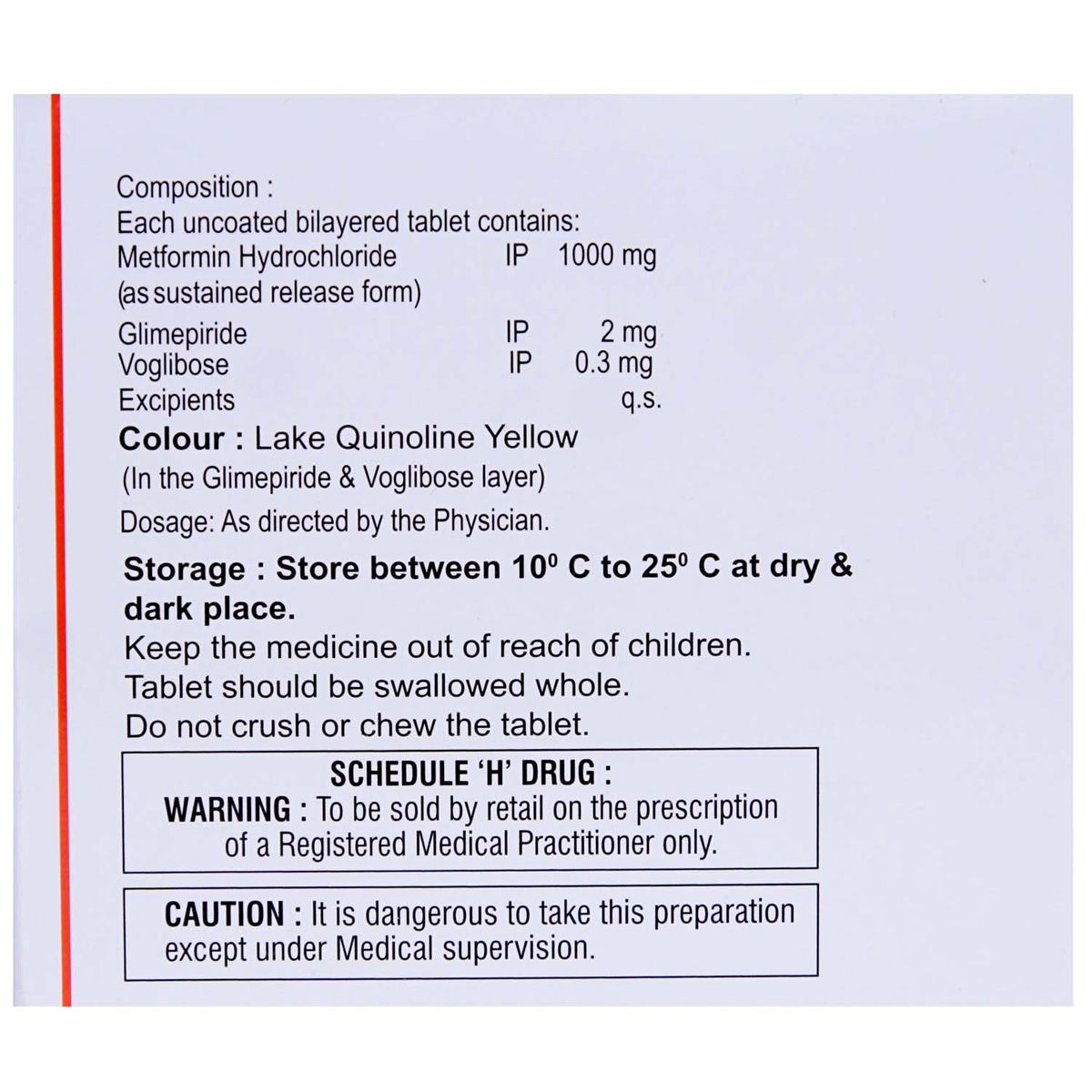 Glimisave MV 2 Forte Tablet | Uses, Side Effects, Price | Apollo Pharmacy