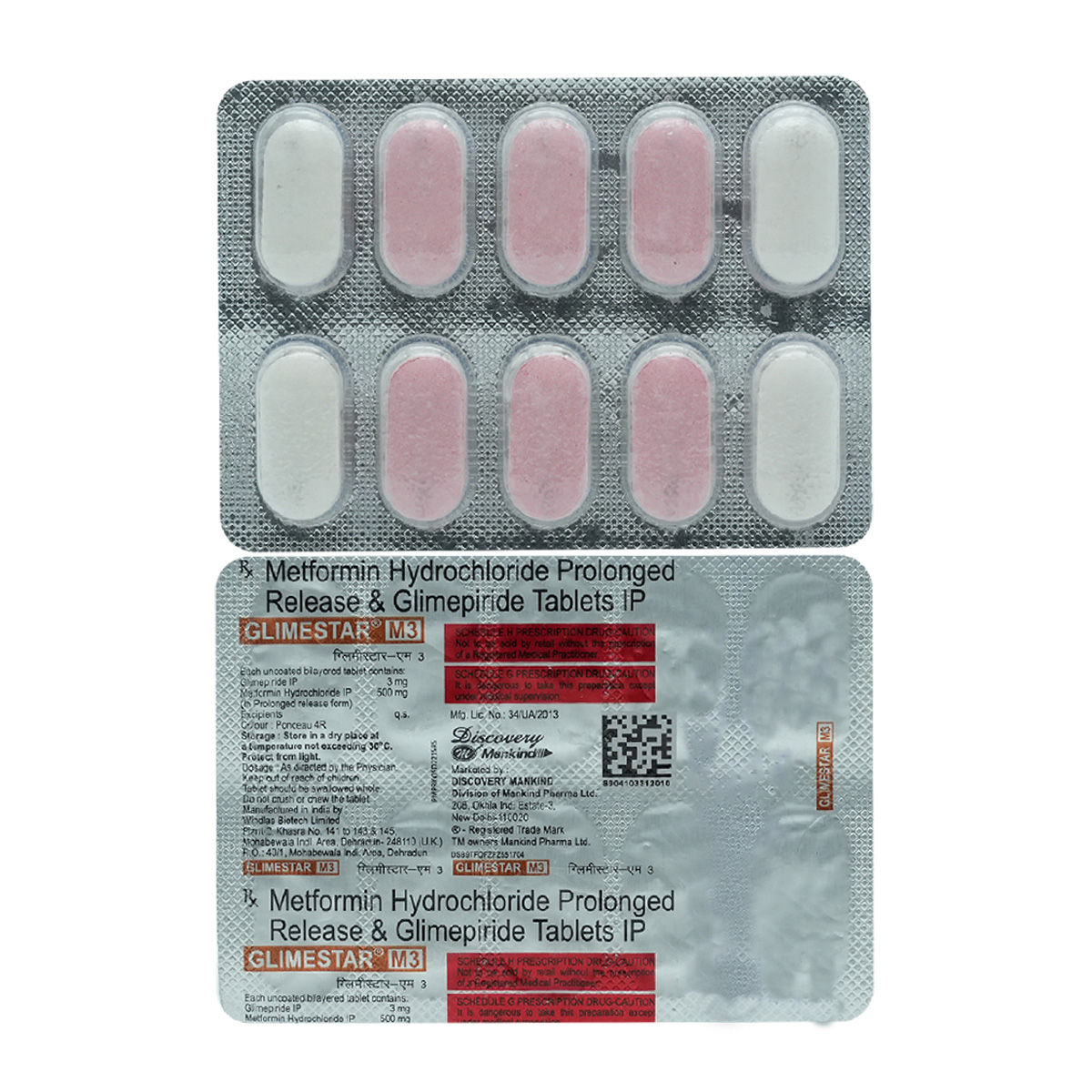 Glimestar-M 3 Tablet 10's Price, Uses, Side Effects, Composition ...