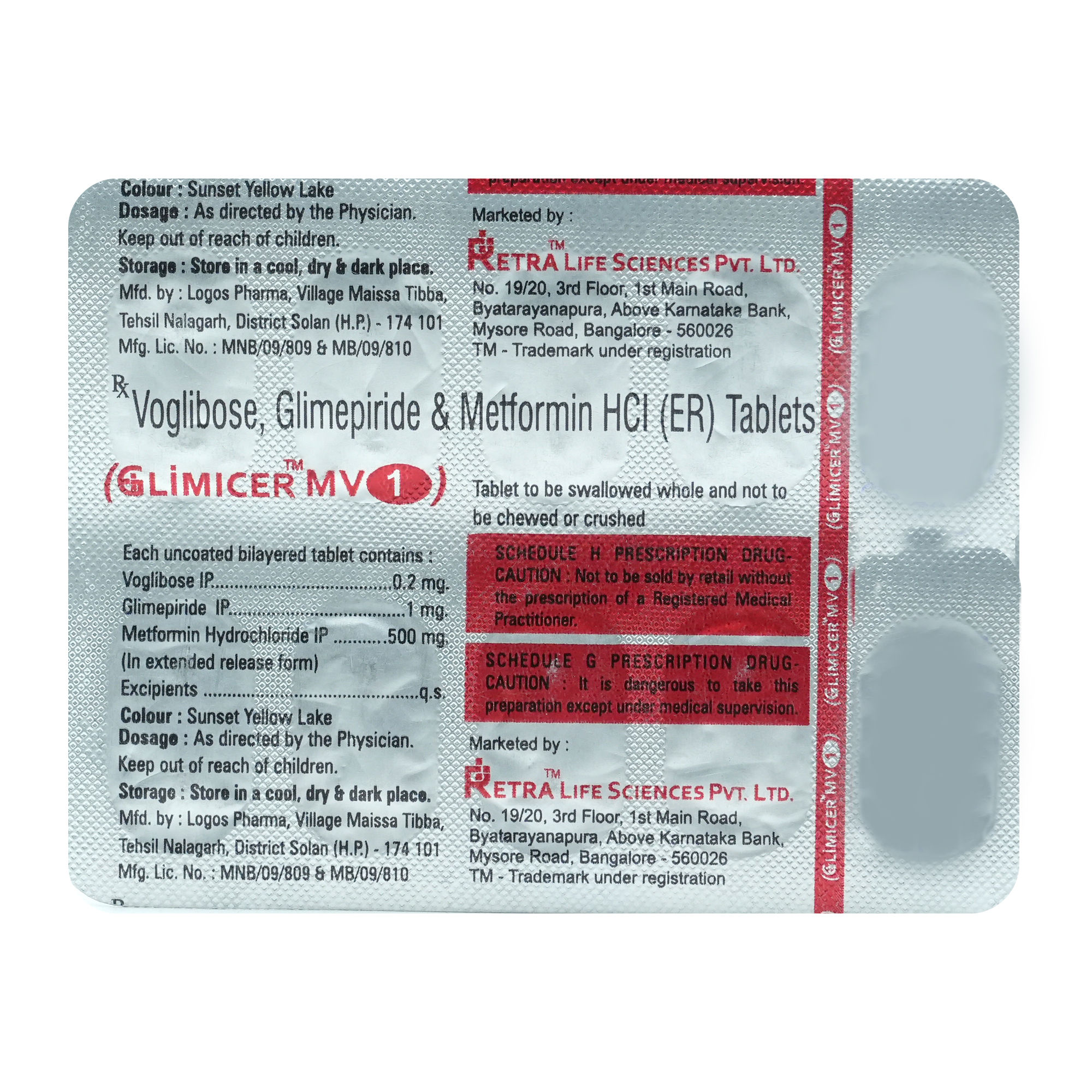 GLIMICER MV1 TABLET 10'S Price, Uses, Side Effects, Composition ...