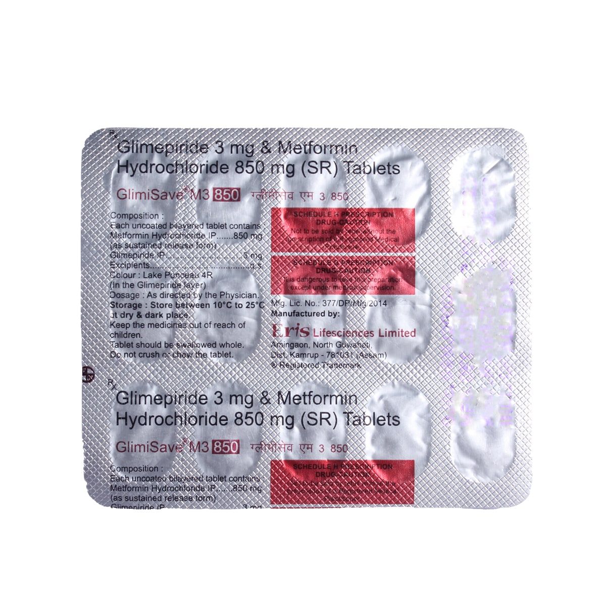 Glimisave M3 850 Tablet | Uses, Side Effects, Price | Apollo Pharmacy