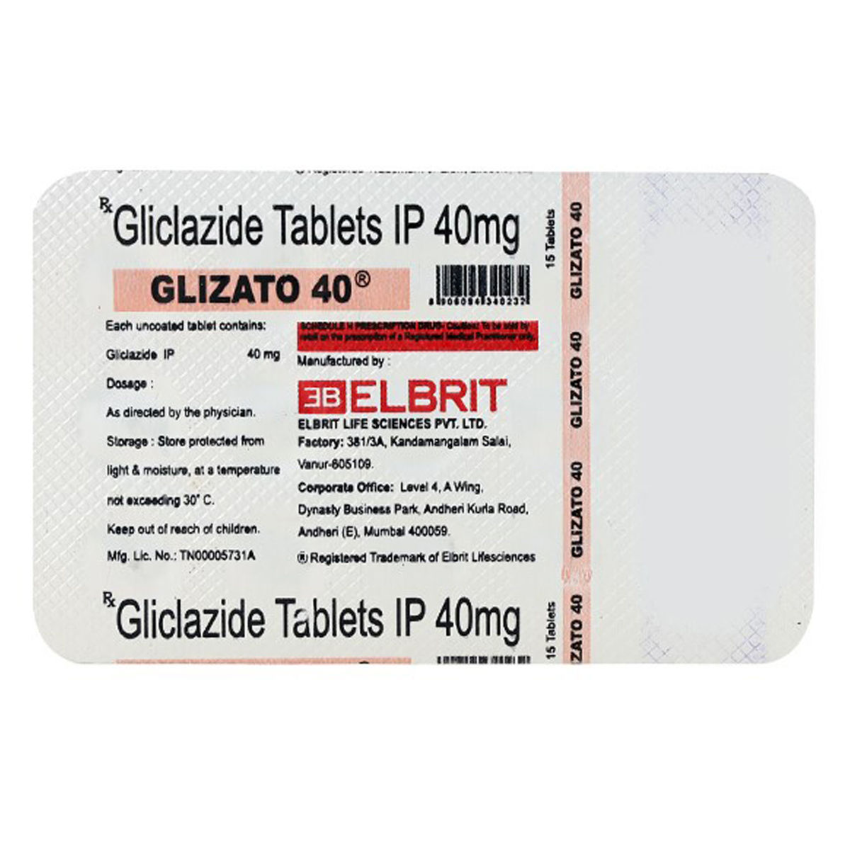 Glizato 40 Tablet | Uses, Side Effects, Price | Apollo Pharmacy