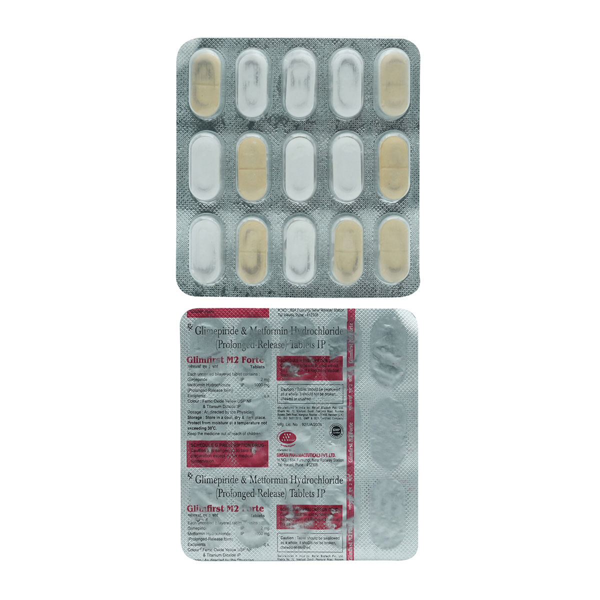 Glimfirst M2 Forte Tablet 15's Price, Uses, Side Effects, Composition ...