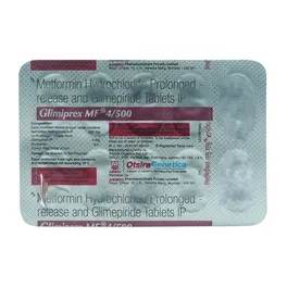 Glimiprex MF 4/500mg Tablet | Uses, Side Effects, Price | Apollo Pharmacy