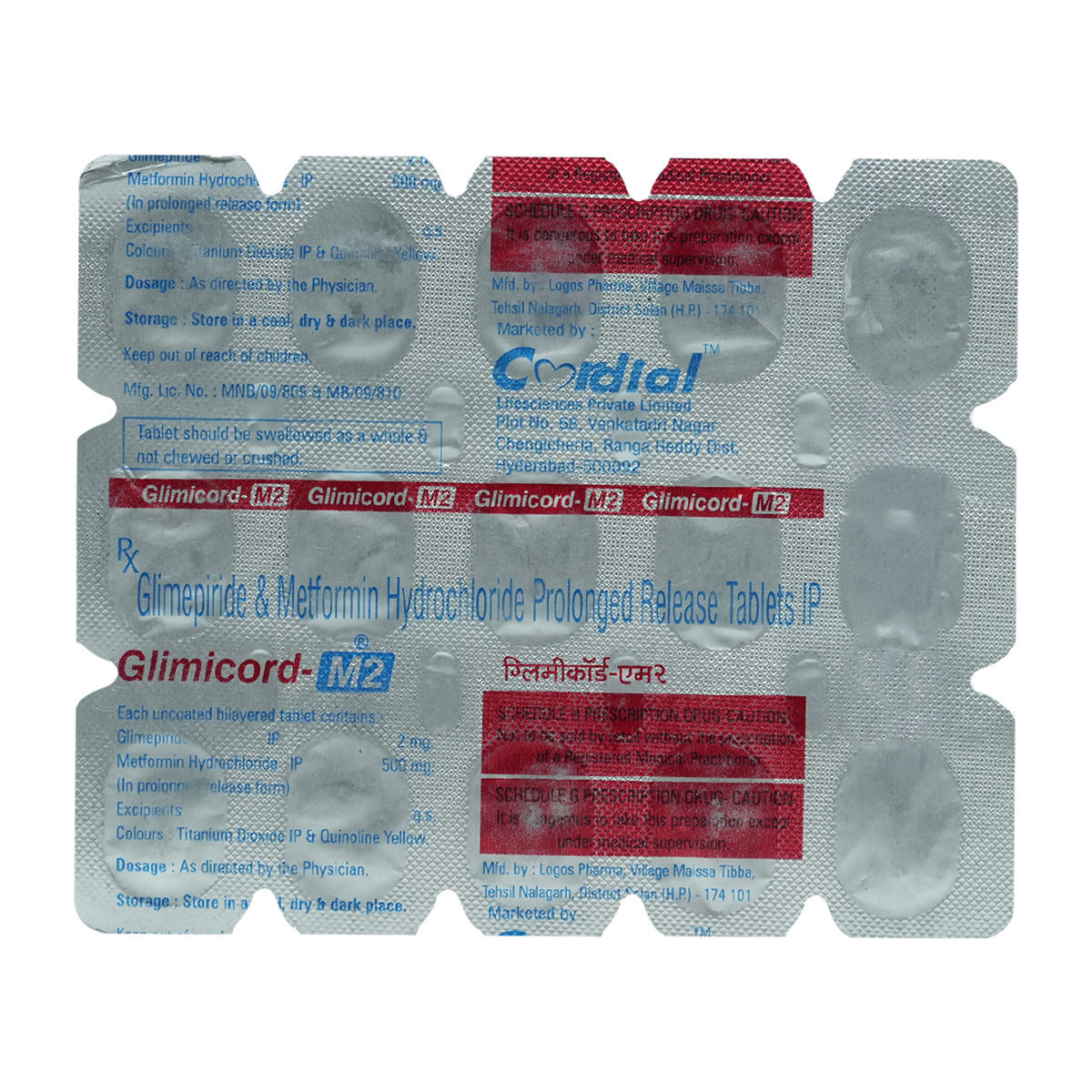 Glimicord M2 Tablet | Uses, Side Effects, Price | Apollo Pharmacy