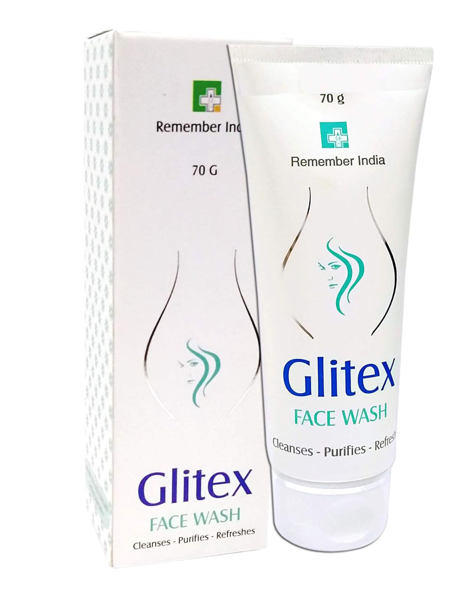 Buy Glitex Face Wash 70 gm | 19 Minutes Delivery | Apollo Pharmacy