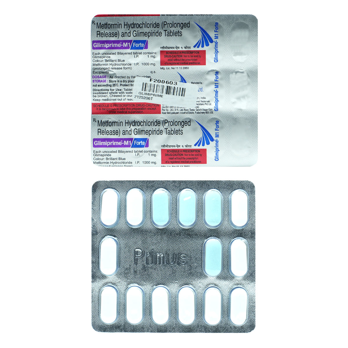 Glimiprime-M1 Forte Tablet | Uses, Side Effects, Price | Apollo Pharmacy